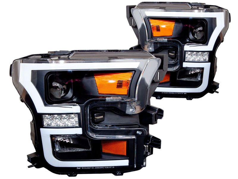 Winjet Renegade Sequential LED DRL Projector Headlights RNGH0427-B-SQ ...