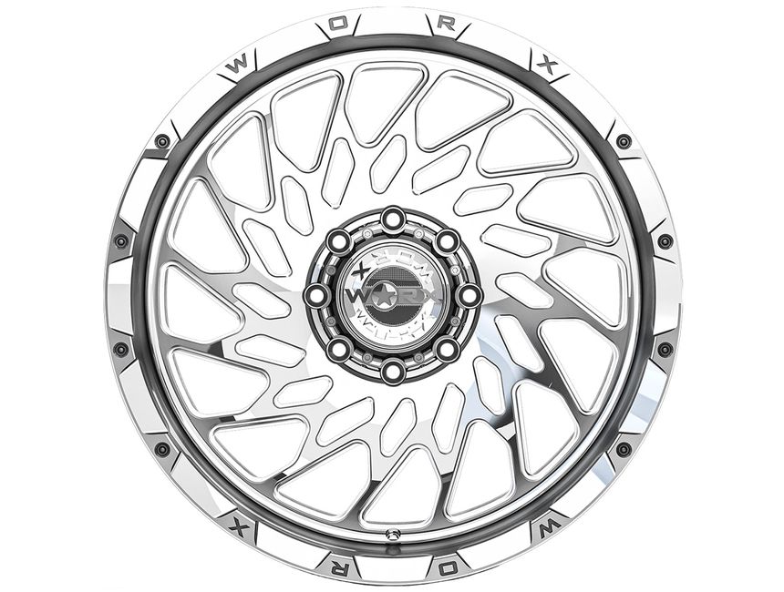 Worx Off-Road Forged Polished 820 Wheels | RealTruck