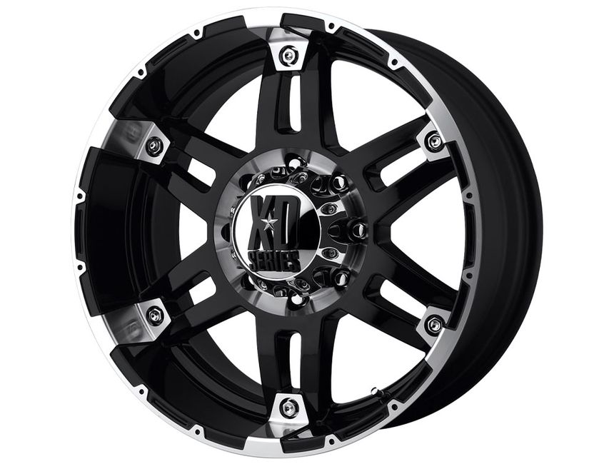 XD Series Machined Gloss Black Spy Wheels | RealTruck
