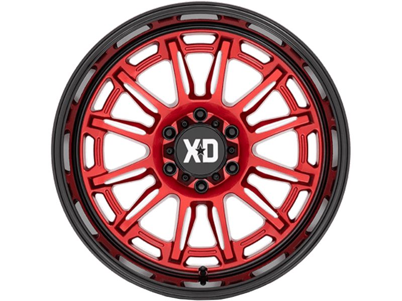 XD Series Black & Red XD865 Phoenix Wheels | RealTruck