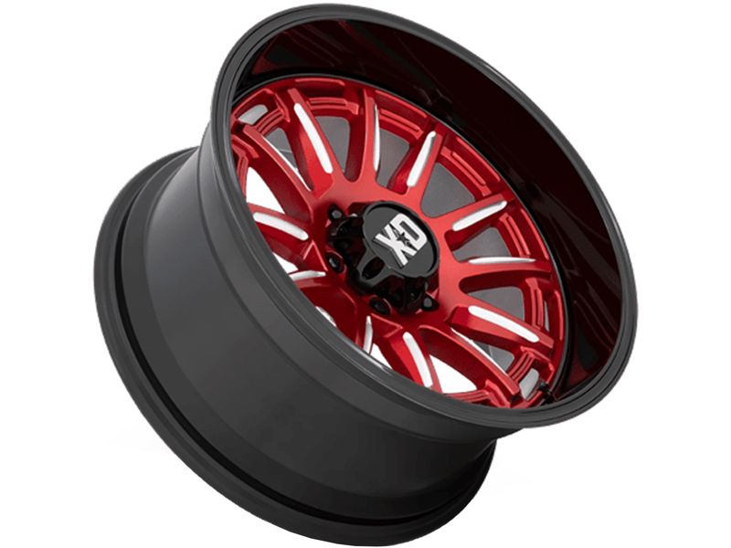 XD Series Black & Red XD865 Phoenix Wheels | RealTruck