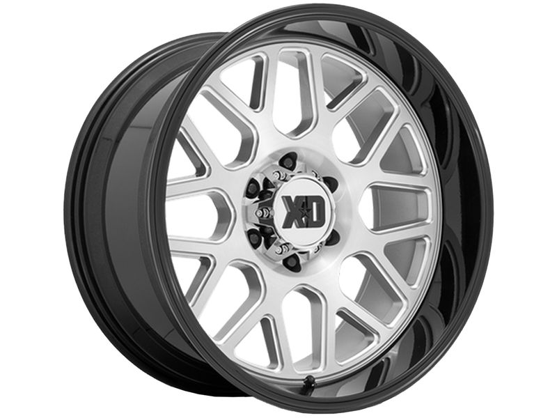 XD Series Brushed Black XD849 Grenade II Wheels | RealTruck