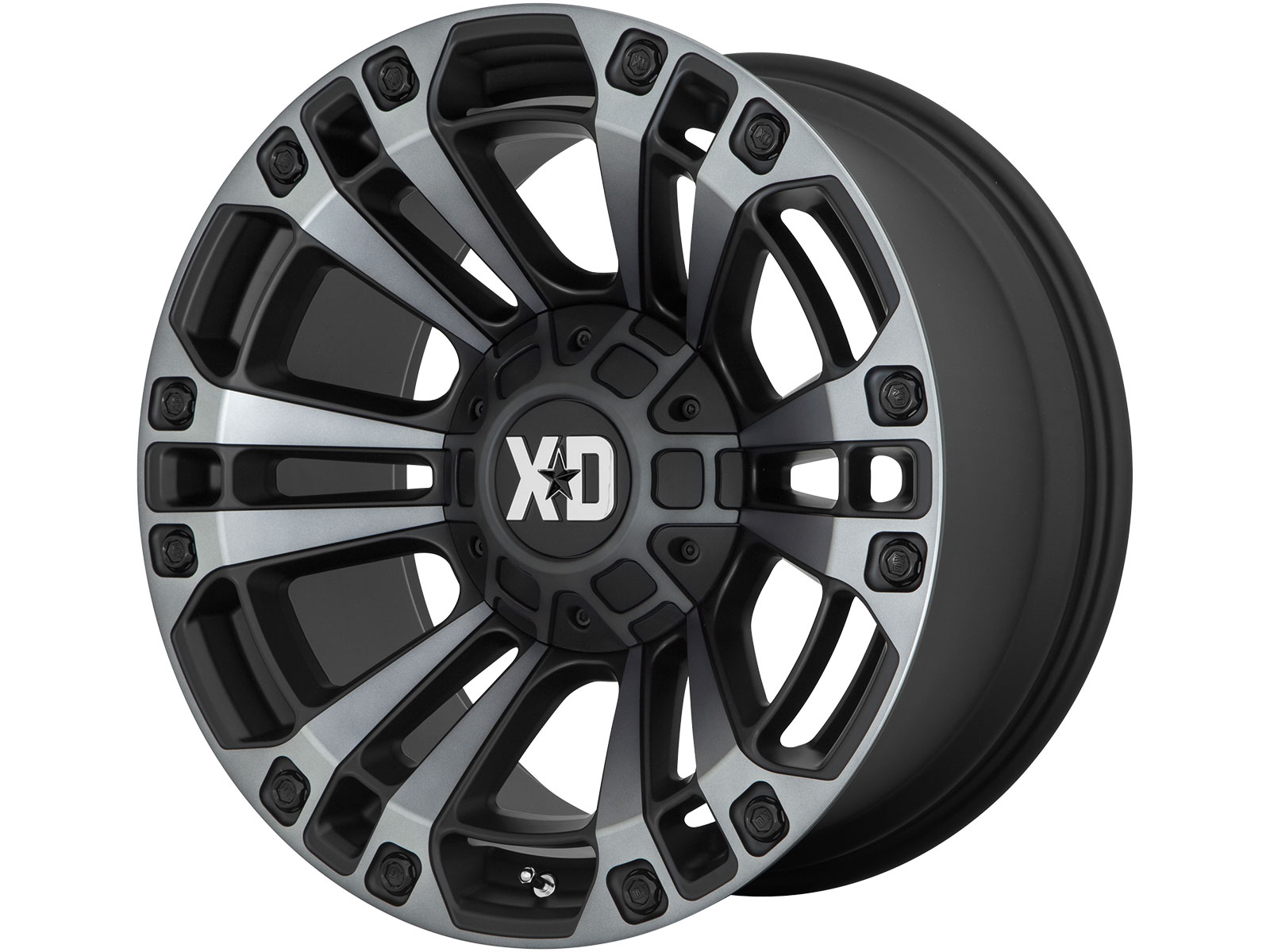 XD Series Tinted Black XD851 Monster III Wheels | RealTruck