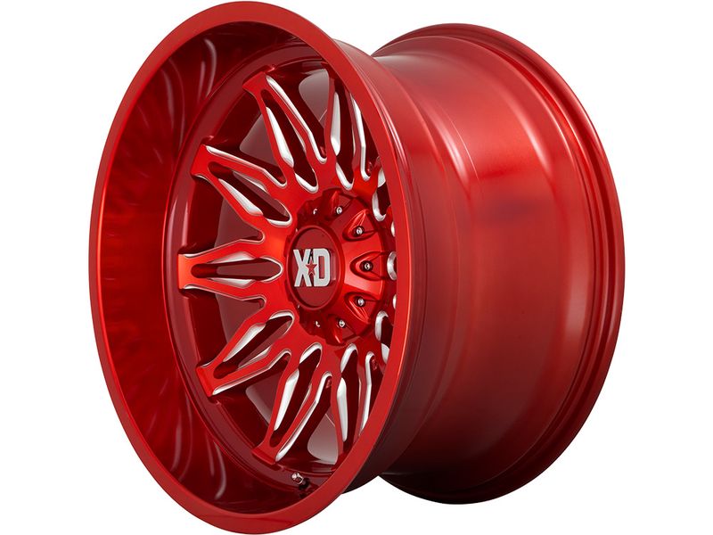 XD Series Milled Red XD859 Gunner Wheels | RealTruck