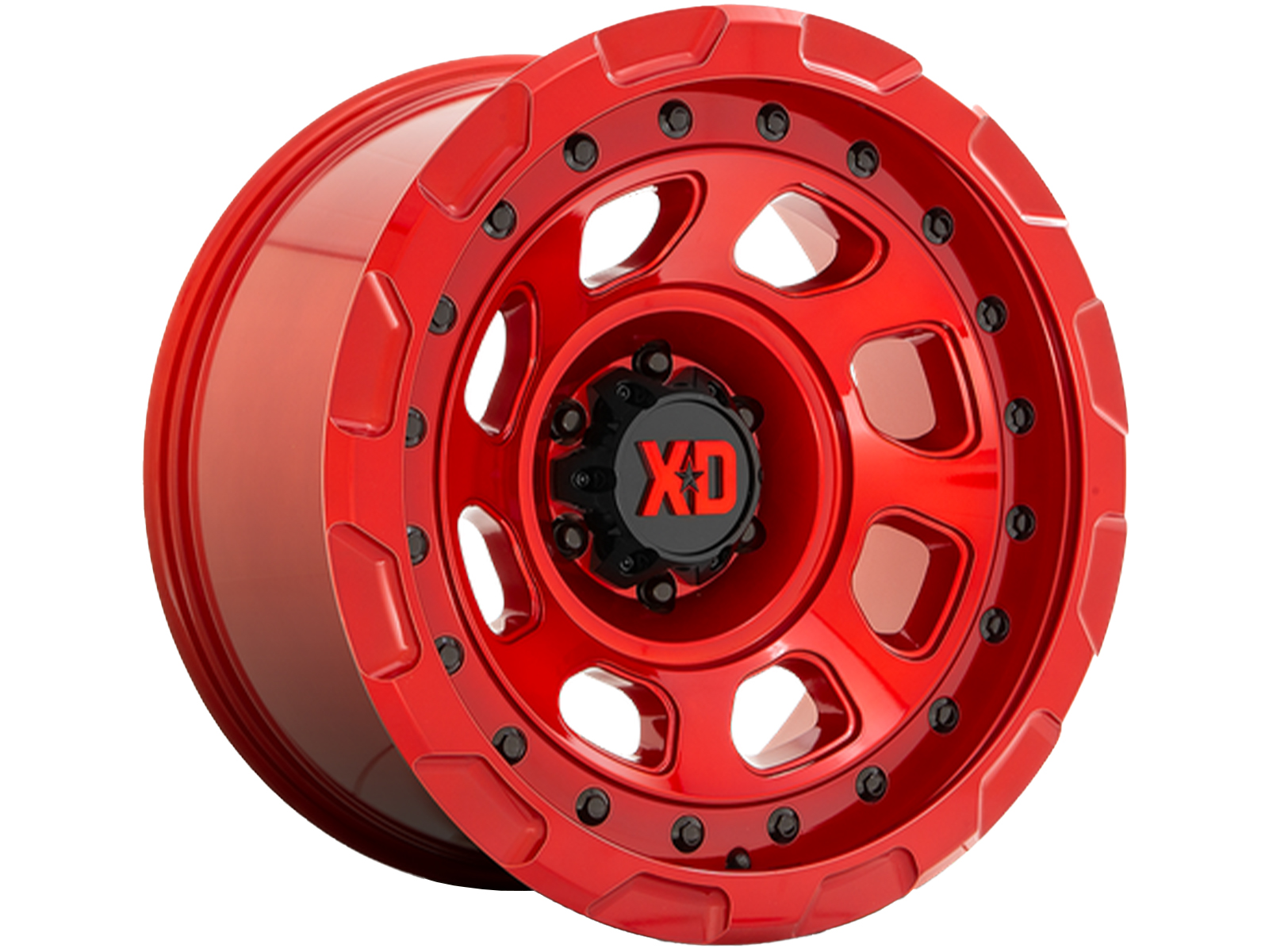 XD Series Red XD861 Storm Wheels | RealTruck