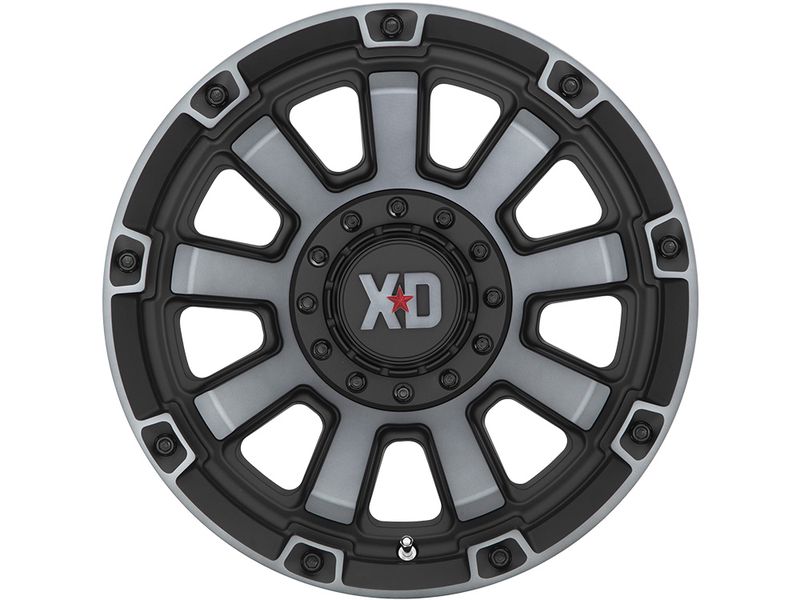 XD Series Tinted Black XD852 Gauntlet Wheel KMC-XD85229078400 | RealTruck