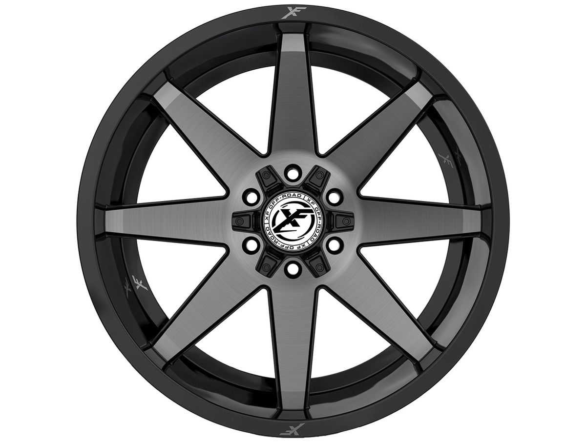 XF Offroad Brushed & Black XF-236 Wheel XF-236209051271397+12GBBRDDT | RealTruck