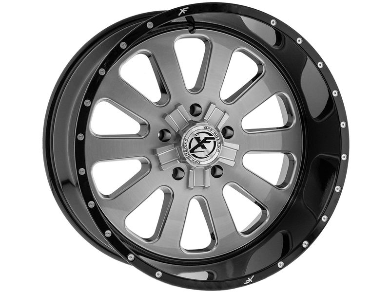 XF Offroad Forged Brushed & Black XFX-302 Wheels | RealTruck