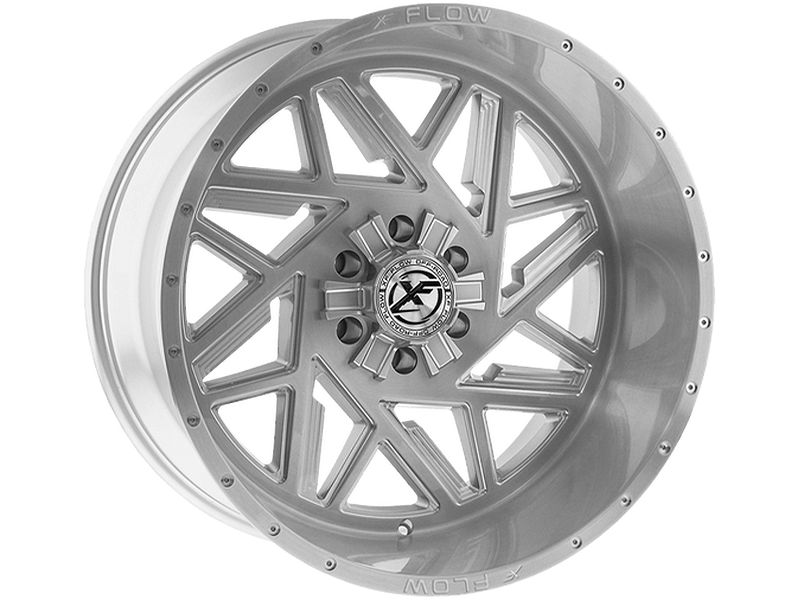XF Flow Offroad Brushed XFX-306 Wheels | RealTruck