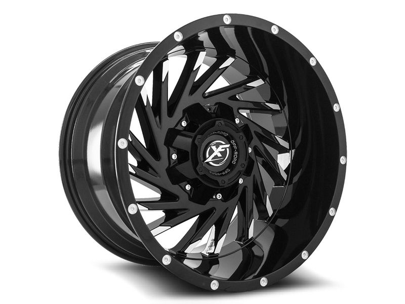 XF Offroad Milled Gloss Black XF-209 Wheels | RealTruck