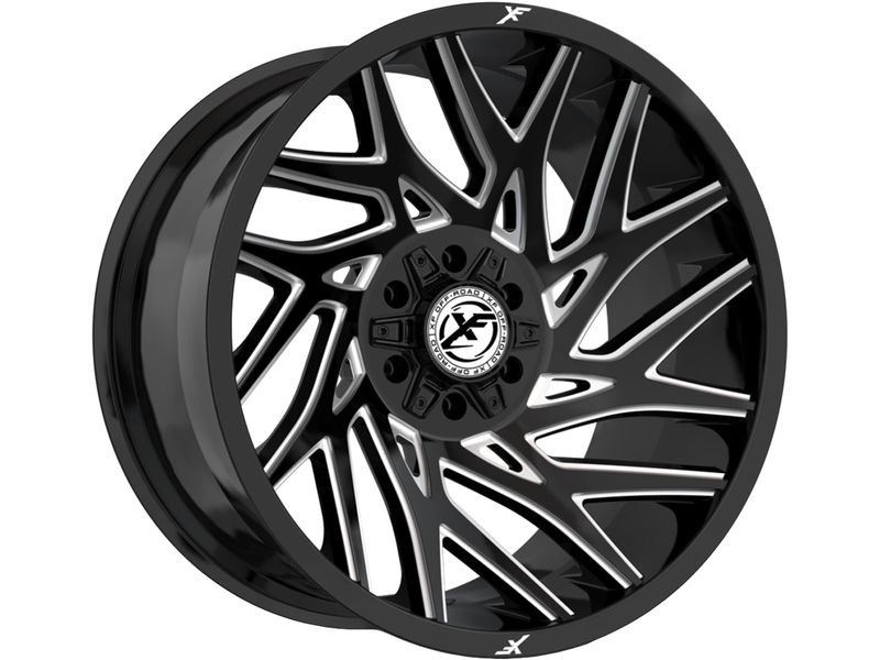 XF Offroad Milled Gloss Black XF-229 Wheels | RealTruck
