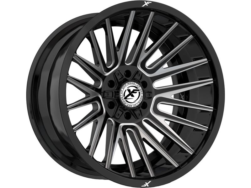 XF Offroad Milled Gloss Black XF-234 Wheels | RealTruck