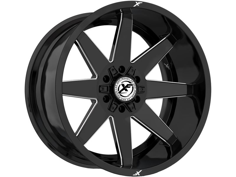 XF Offroad Milled Gloss Black XF-236 Wheels | RealTruck