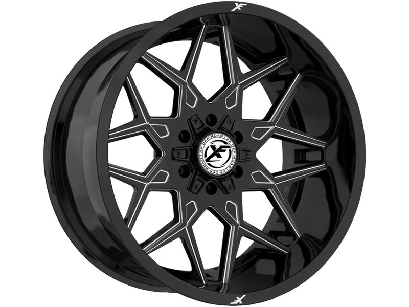 XF Offroad Milled Gloss Black XF-238 Wheels | RealTruck