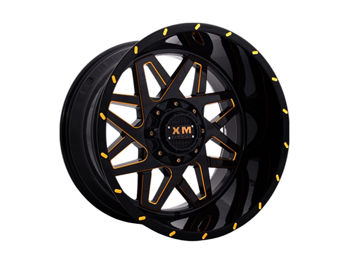 XM Offroad Black & Yellow XM-313 Wheel XM313201251155127-4478.1GBYM ...