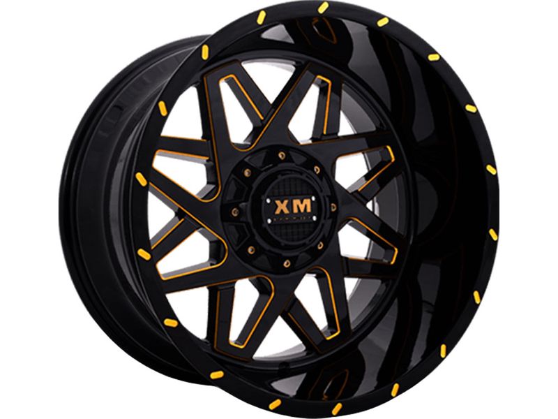 XM Offroad Black & Yellow XM-313 Wheel XM313201251155127-4478.1GBYM ...