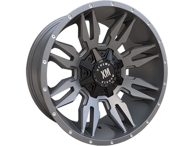 XM Offroad Grey XM-320 Wheel XM32020105150513912110SSMG | RealTruck