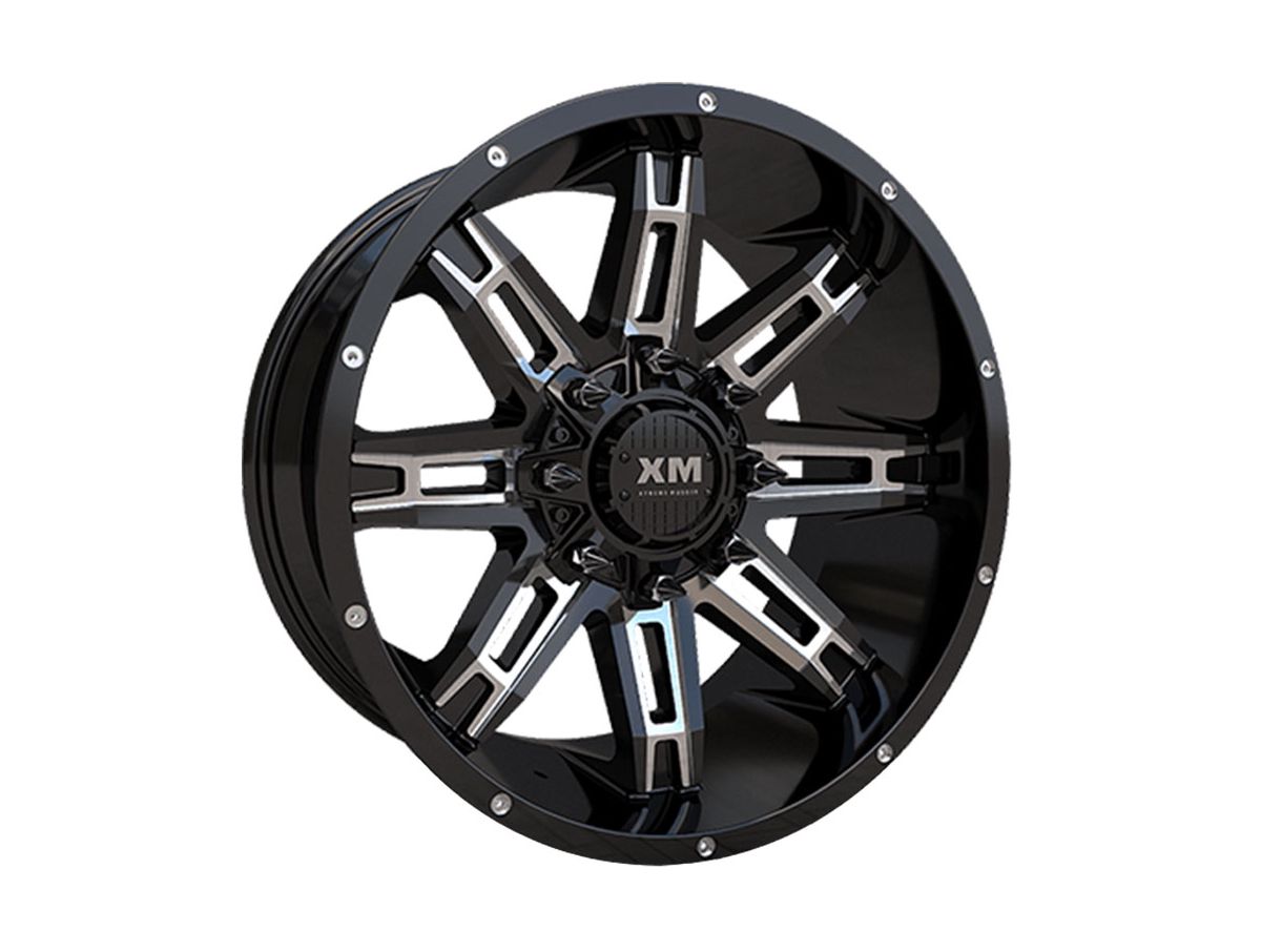 XM Offroad Milled Gloss Black XM-335 Wheel XM335261451395150-76110GBM ...